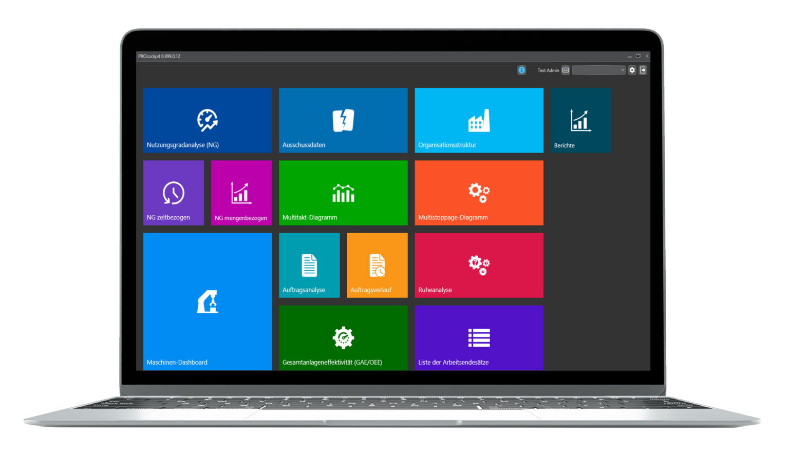 PROcockpit | Dashboardvisualisierung - BDE Engineering